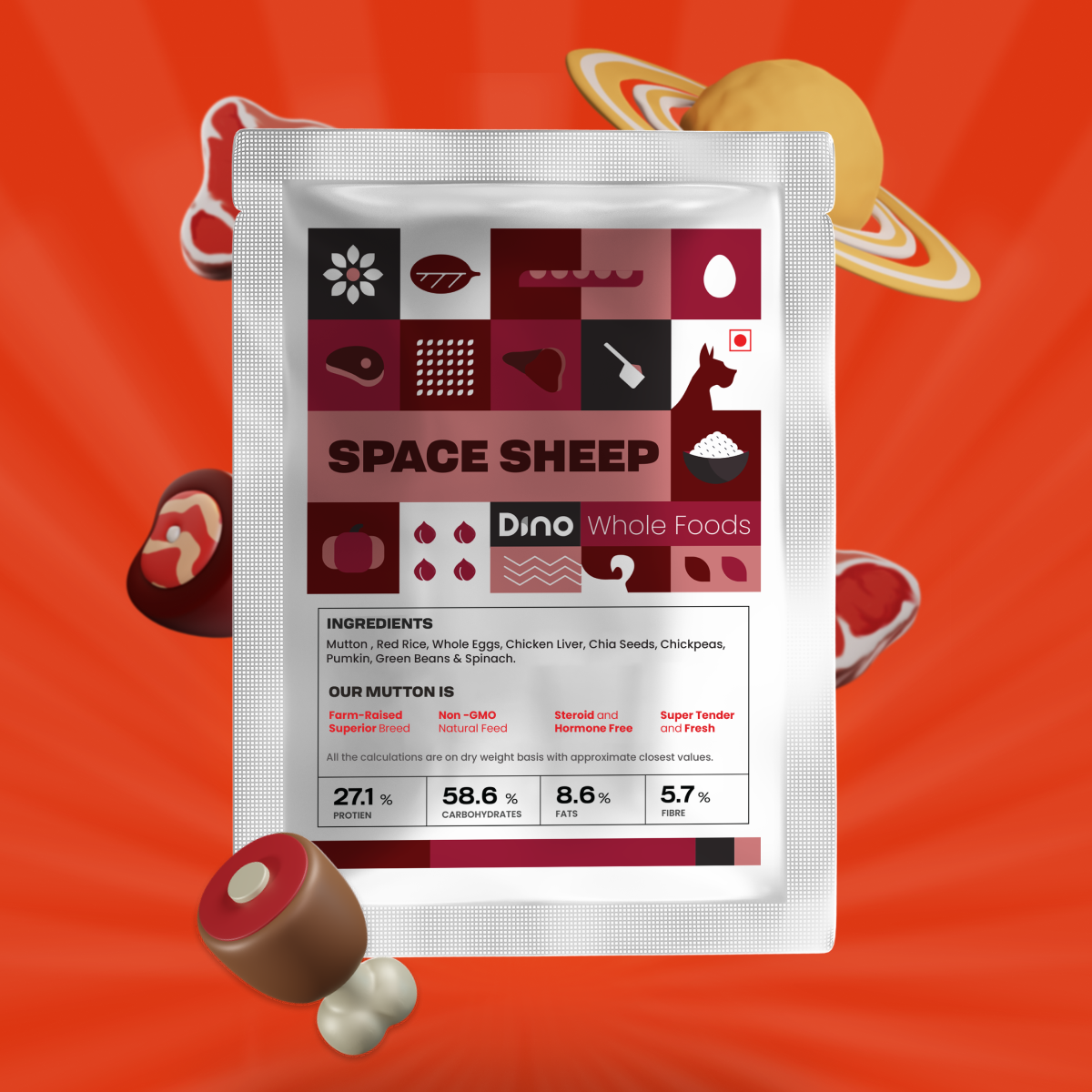 Space Sheep | Mutton Fresh Dog Food